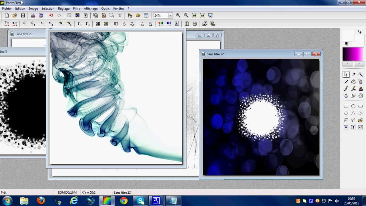 [Tuto] Comment faire un logo simple et beau avec Photofiltre? - YouTube