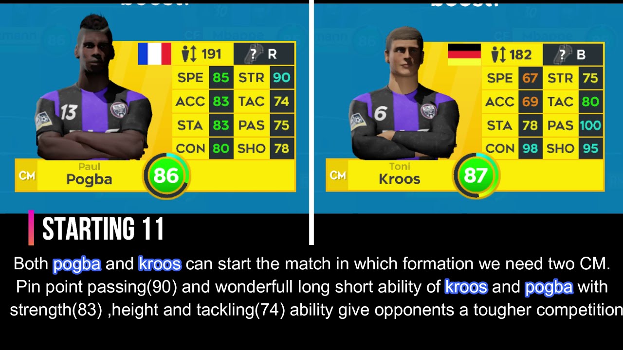 Making Best DLS21 team /Full analytical guideline/Dream league soccer ...