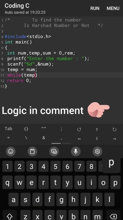 Harshad number || C programming - YouTube