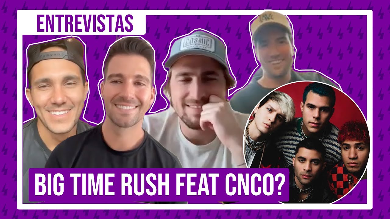 Big Time Rush fala português + feat com CNCO e shows no Brasil - YouTube