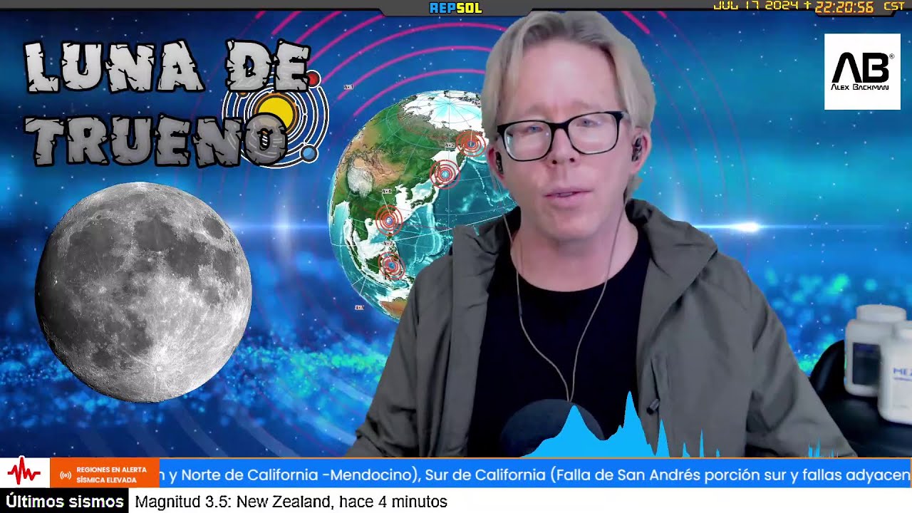 ALERTA SÍSMICA DEL 17 AL 22 DE JULIO 2024 • REPSOL CON ALEX BACKMAN ...
