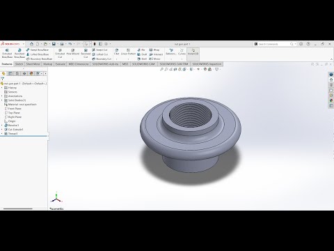 gun nut #solidworks #3ddesign #new #3d #treanding #shorts #viral