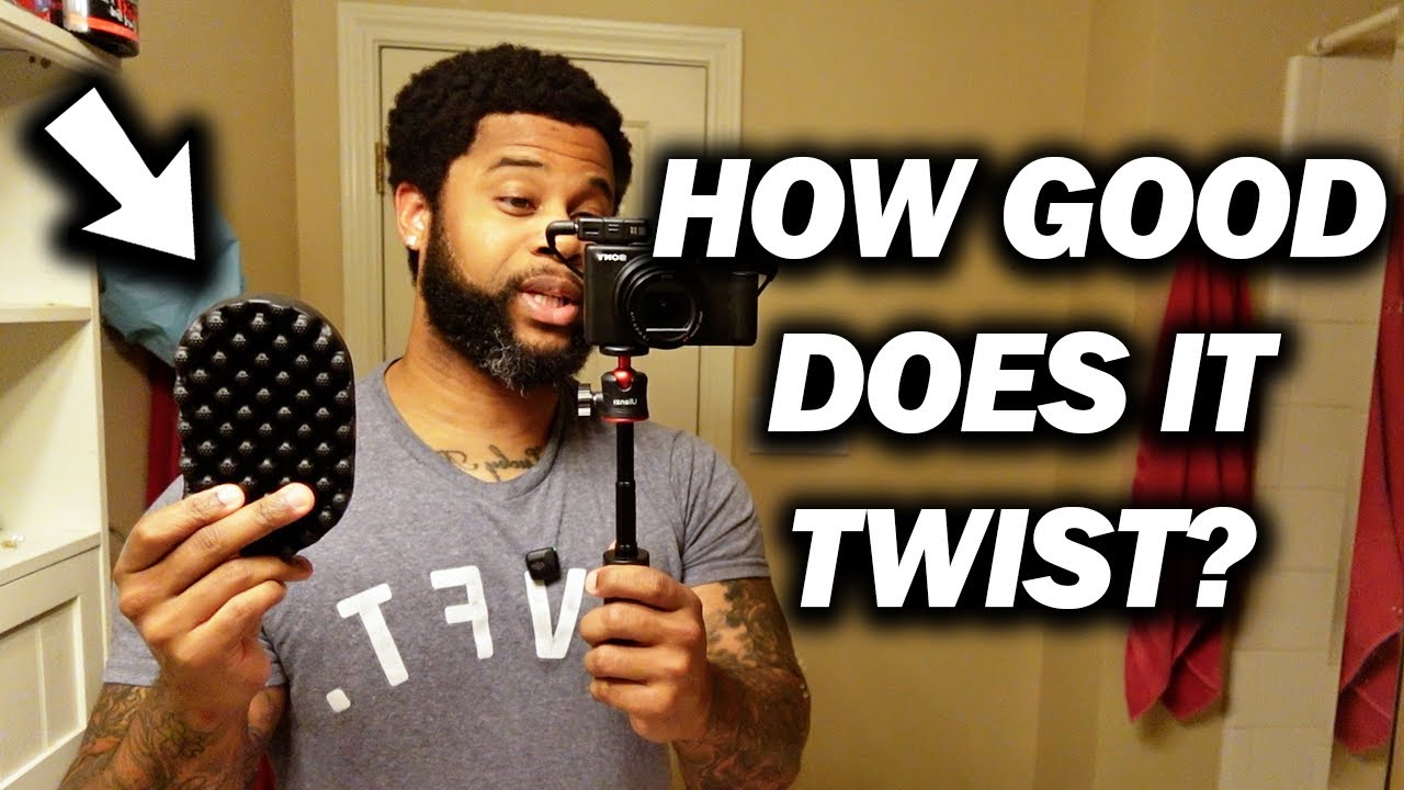Twist King Review | Twist Styler Brush For Black Men - YouTube