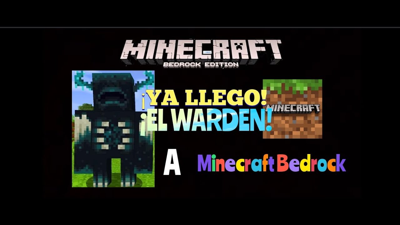 ¡YA LLEGÓ EL WARDEN A MINECRAFT PE! Minecraft Versión Beta 1.18.30.32 ...