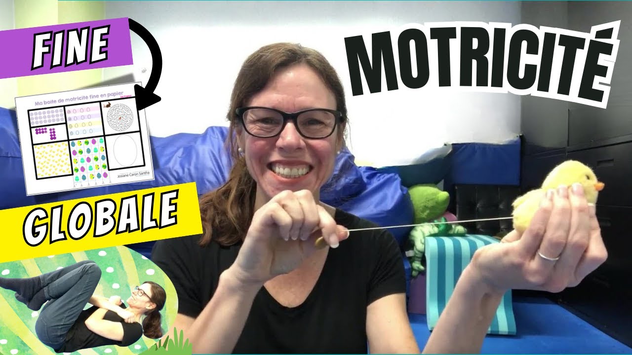 La boite de motricité fine en papier de Pâques - YouTube