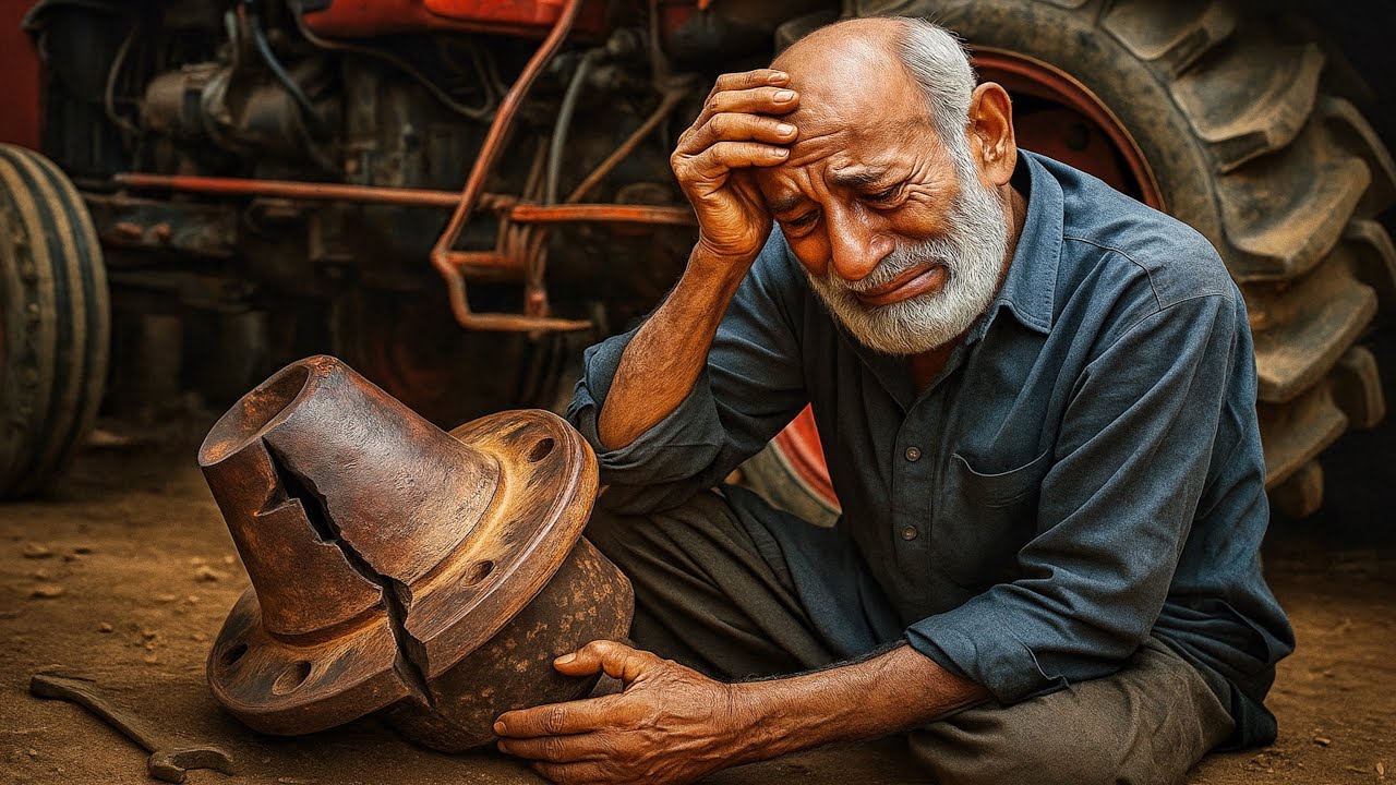 Massively Damaged Tractor Hub Rebuilt | Veteran Mechanic’s Skill Saves ...