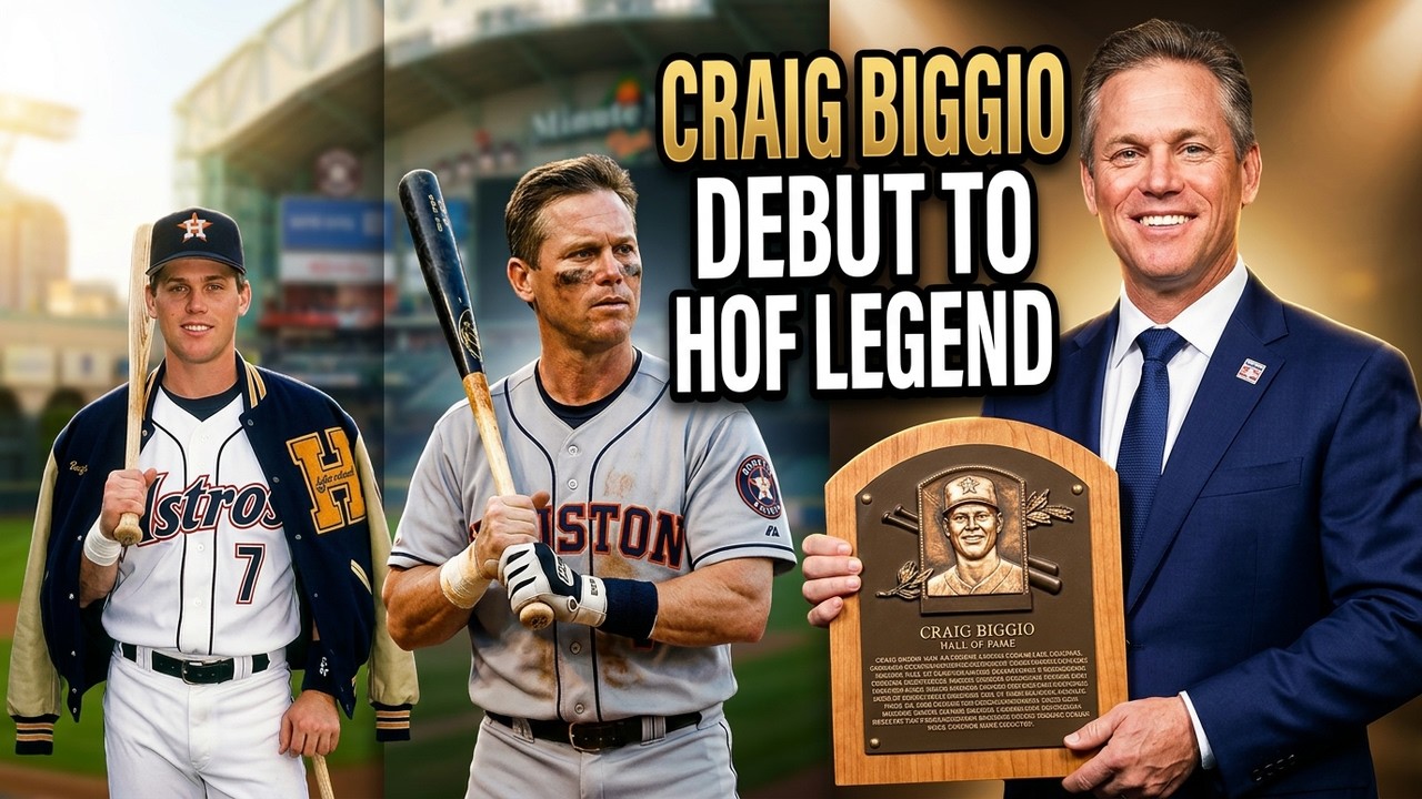 CRAIG BIGGIO MLB HALL OF FAME CAREER | CRAIG BIGGIO MLB CAREER ...