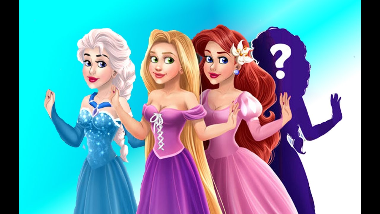 Disney Princess Maker - Elsa Ariel Rapunzel Jasmine & Aurora Dress Up ...