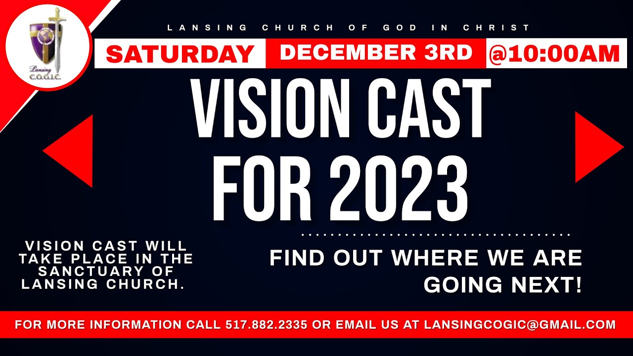 2023 Vision Cast For Lansing Church - YouTube