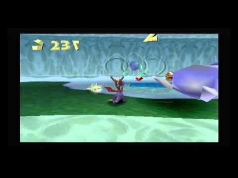 spyro the dragon ps1 120% walkthrough part 16 (Wizard peak) 100% - YouTube