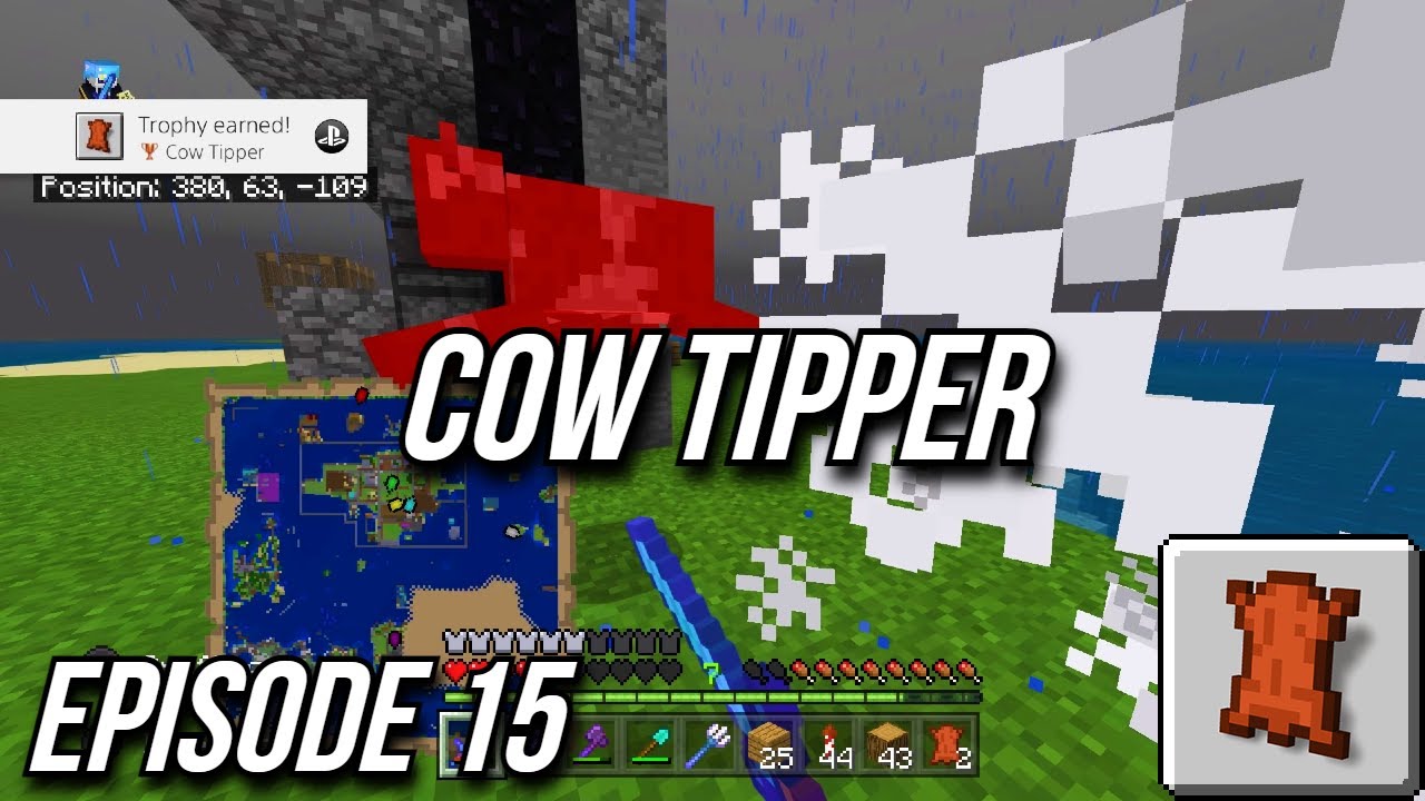 Minecraft - Cow Tipper - Achievement/Trophy Guide! - Episode 15 - YouTube
