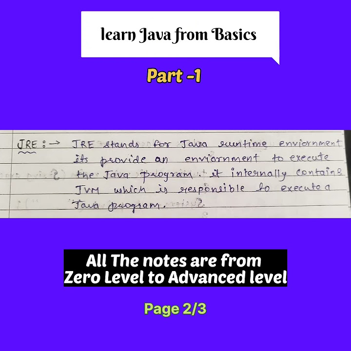 Java Notes From Basic To Advanced Part 1 Day 1 1 Shorts Coding Java Javaprogramming