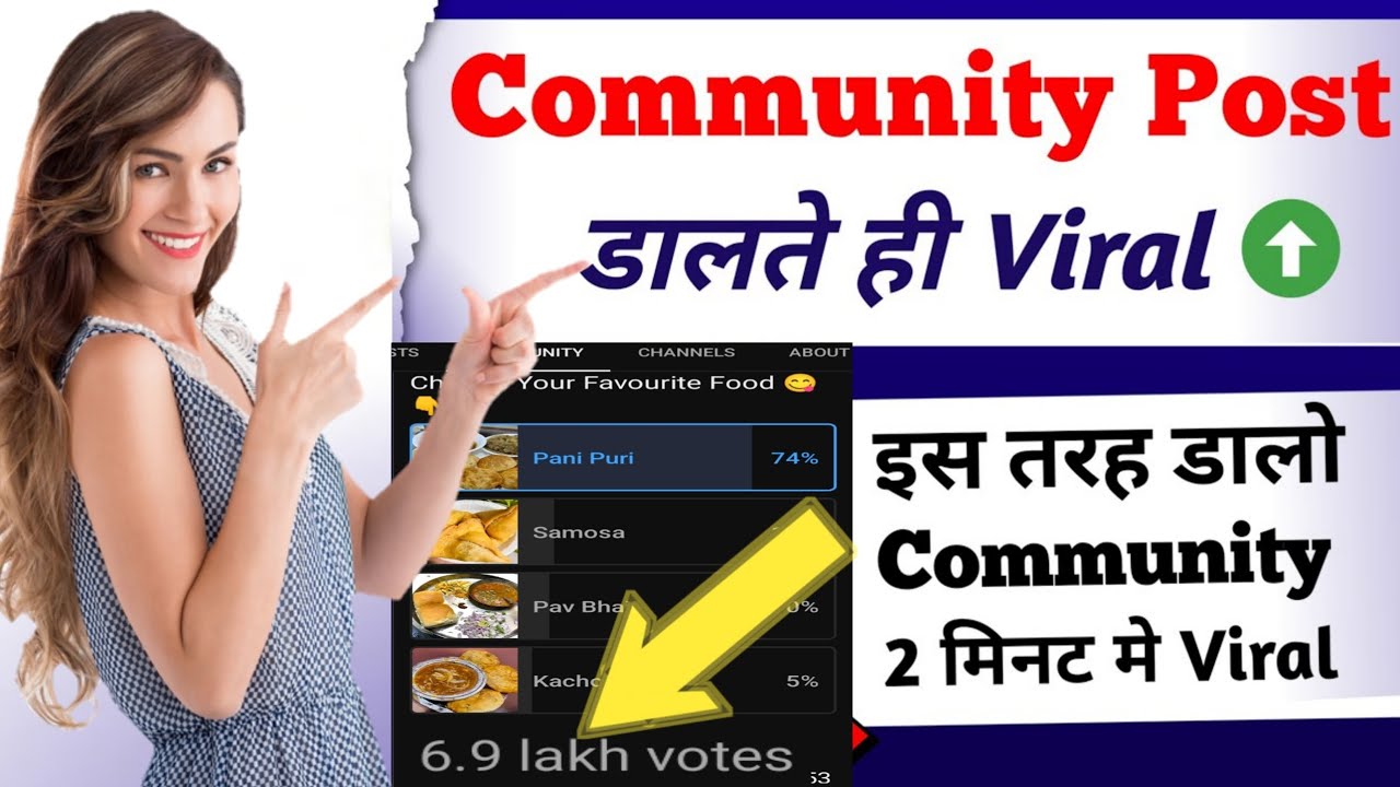 Community post kaise kare । Community post kaise karte hain । community ...
