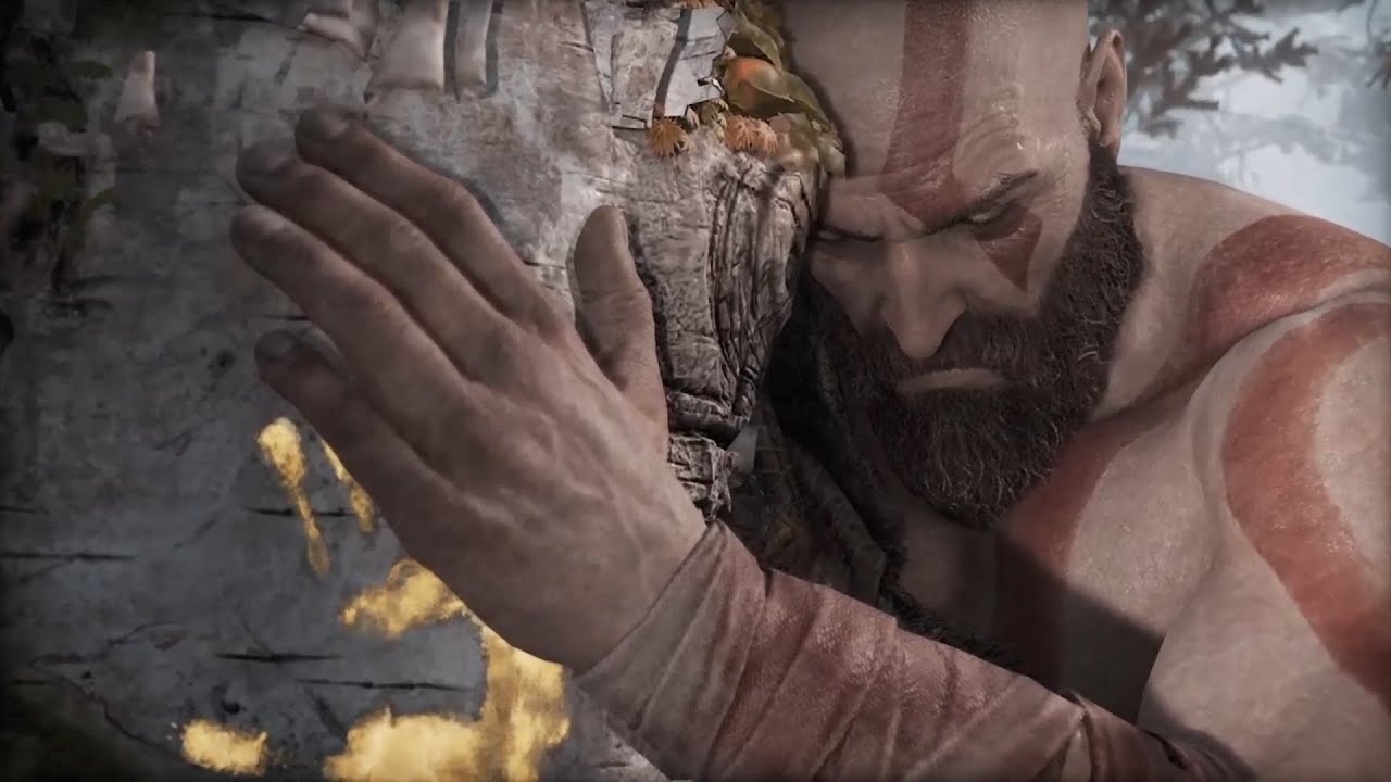 kratos get painful on GOD OF WAR 4 2018 / The marked trees ( PART 1 ...