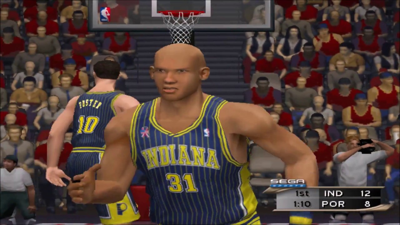 NBA 2K2 Pacers at Blazers Demo Mode Game Play - YouTube