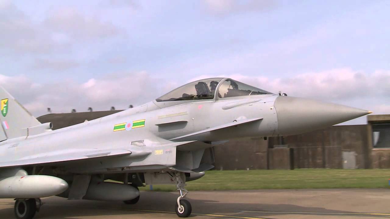 RAF Deploys Typhoon Jets To Bolster Nato Air Policing Mission - YouTube
