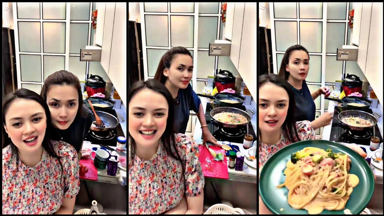 Eira Syazira & Syainie Aida || Tetamu Nak Datang.. Masak Creamy Tomyam ...
