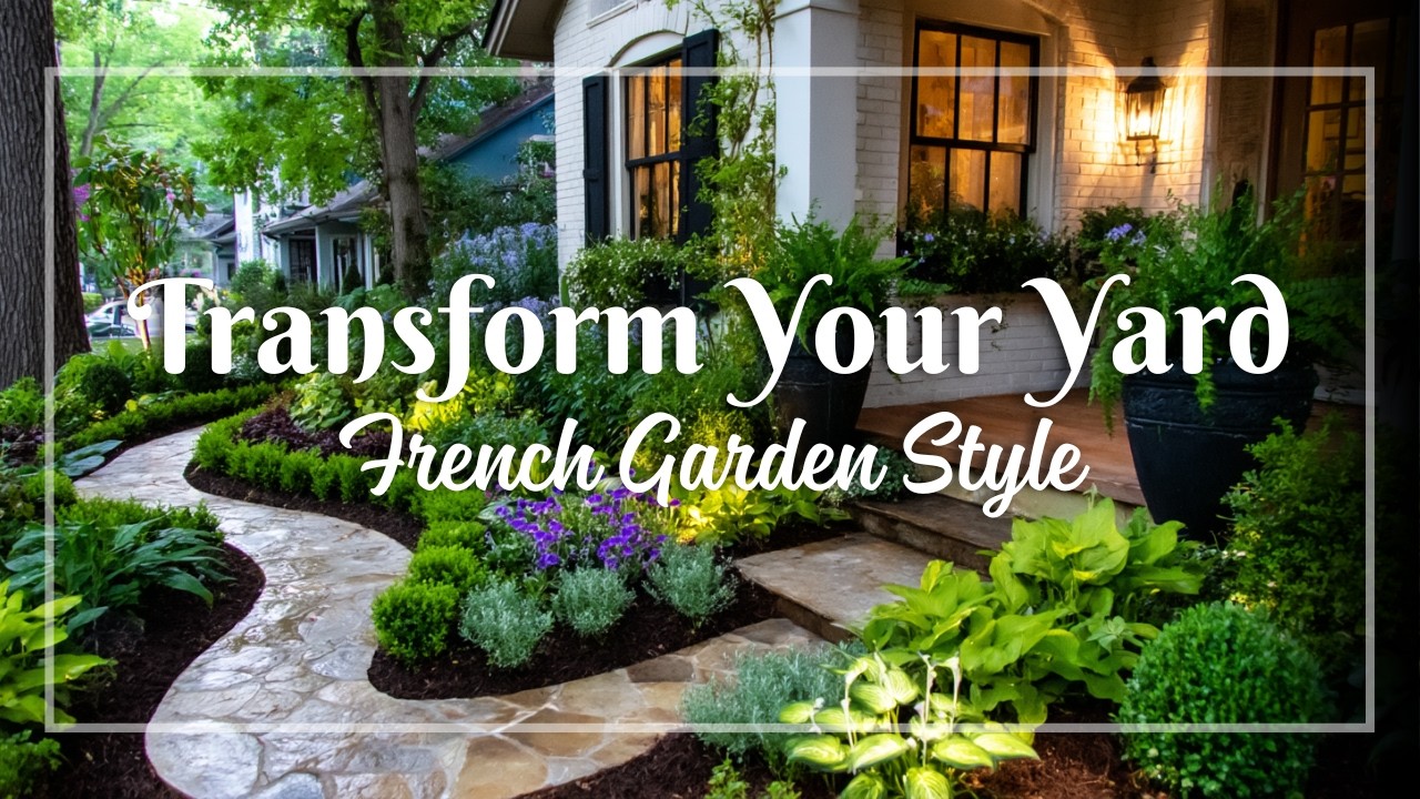 Old-World French Provincial Garden Style 🌿 | Beautiful Small Yards ...