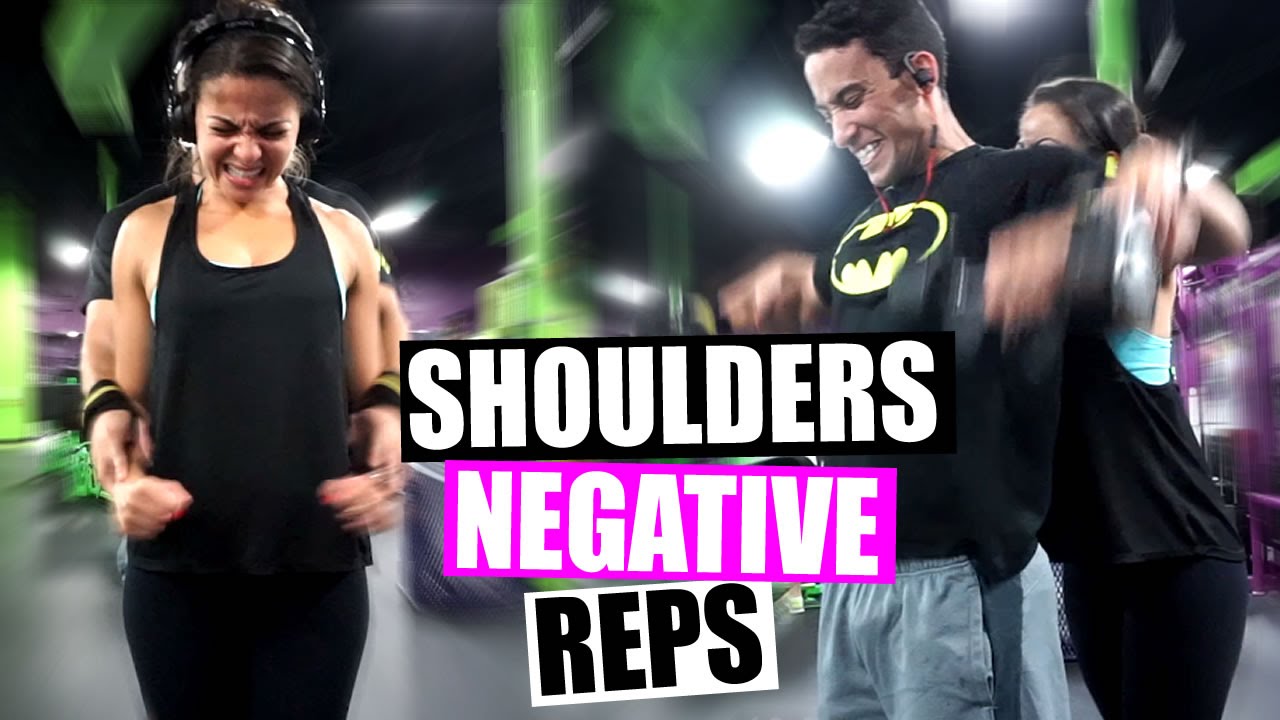 NEGATIVE REPS - SHOULDERS - OMBROS - YouTube