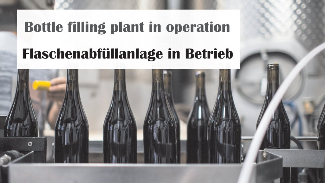 Fully Automatic Bottling Line - Rinser, Filler, Cabber, Labeler - YouTube