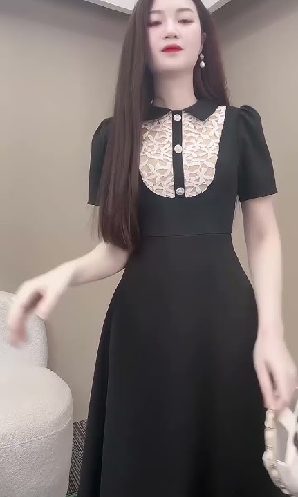 Mẫu đầm D103 siêu HOT sang chảnh đính đá tỉ mỉ không nên bỏ lỡ, mặc nhẹ mát tôn da tôn dáng vô ...