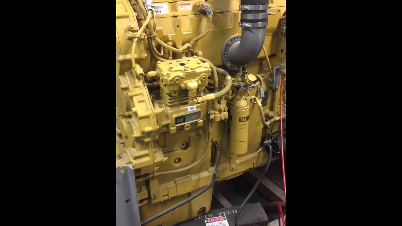 Cat 3406 5Ek Start Up - YouTube