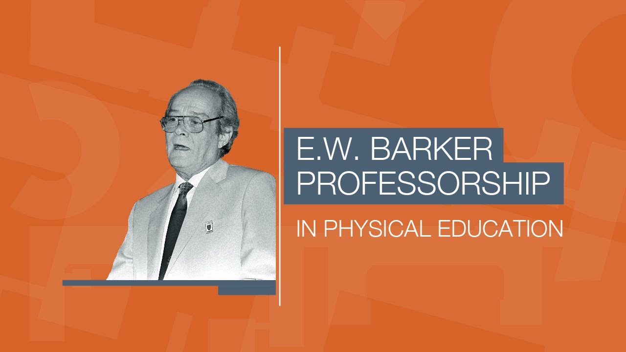 11th E.W. Barker Professor: Professor Cliff Mallett - YouTube