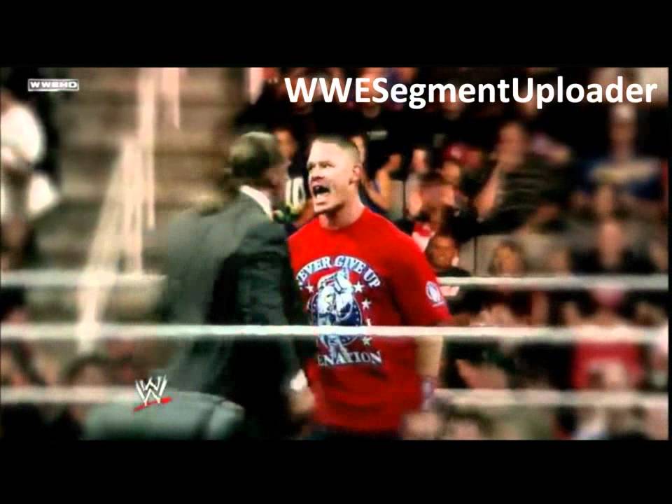 WWE Raw Triple H Officail COO Promo - YouTube