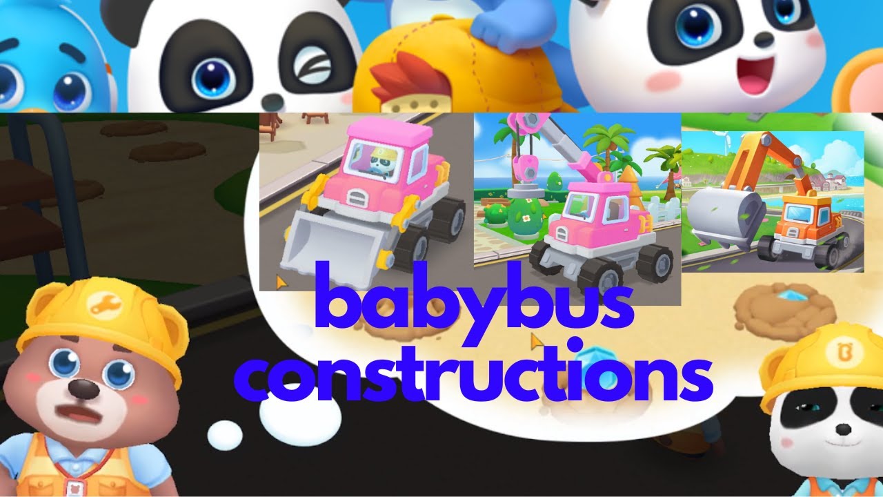 babybus cartoon constructions, a fun way to create house, finding jam's ...