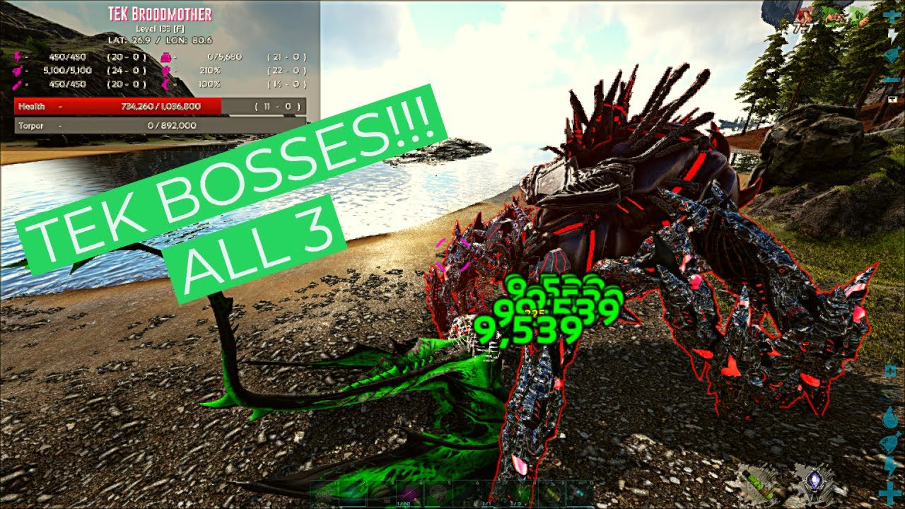 TEK BOSSES!!!! (MODDED ARK SURVIVAL EVOLVED SERIES EPISODE 11) - YouTube