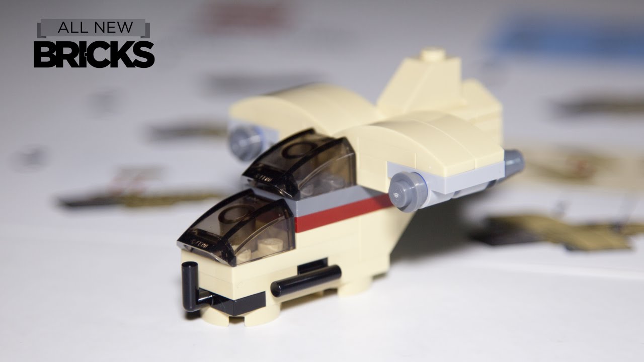 Lego Star Wars Mini Wookiee Gunship Toys R Us Speed Build - YouTube