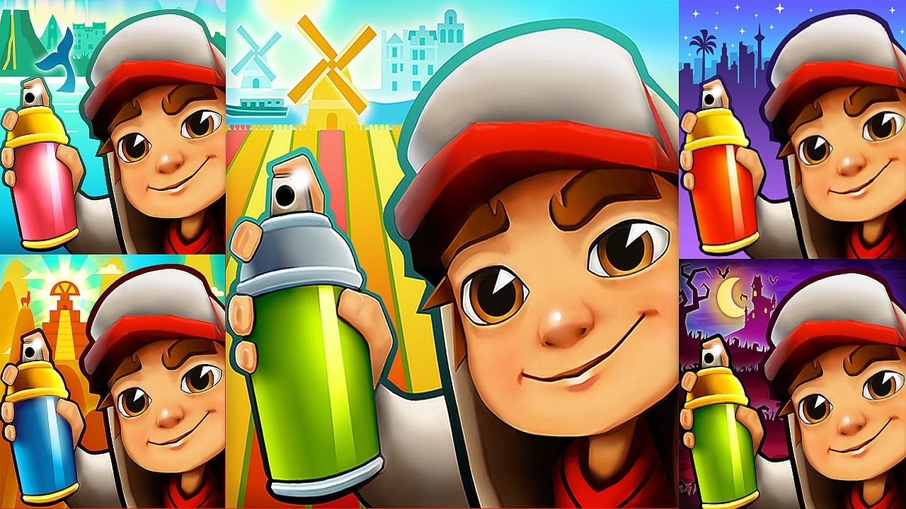 Subway Surfers: Amsterdam VS Peru,Ice,Las and Tran (Jake and his ...