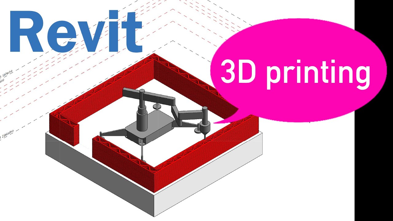 Revit - 3D Printed Building - YouTube