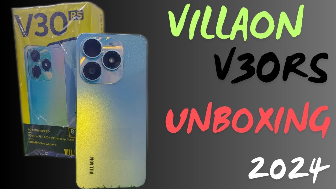 Villain V30 RS Unboxing in Pakistan - YouTube