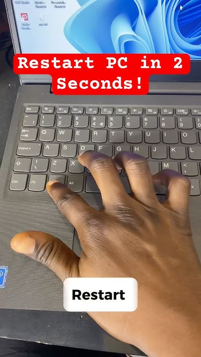 Restart Your Windows PC with a Keyboard Shortcut Only! 🔚#shorts #computertips #techtips - YouTube