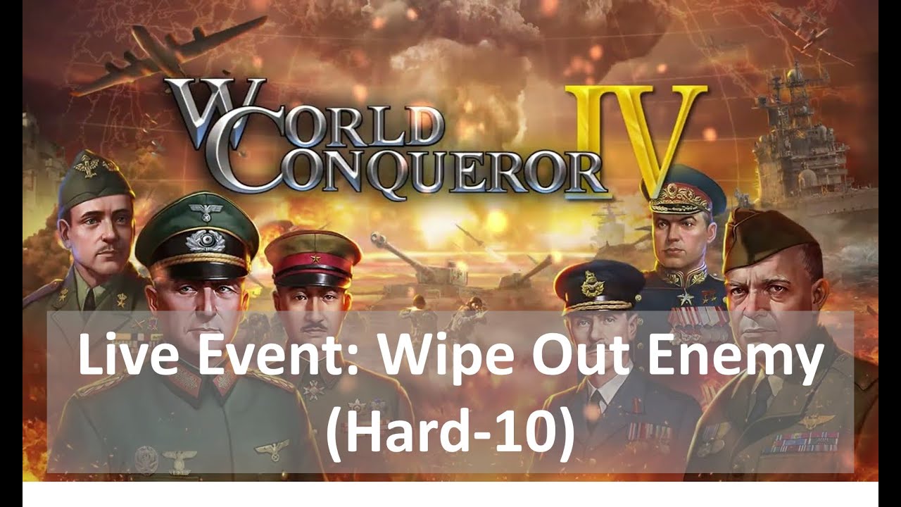 Live Event 16 Nov 2024: Wipe Out Enemy (Hard mode- Chapter 10) - YouTube