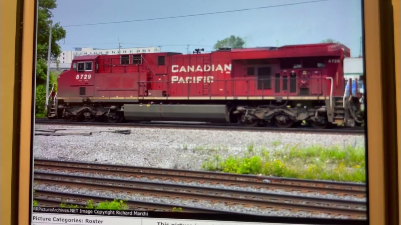 Cp 8729 and his horn is broken - YouTube