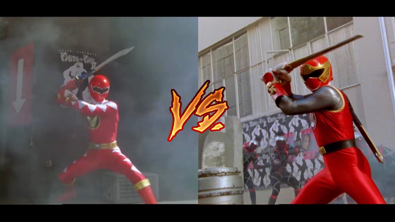 Power Rangers Dino Thunder vs Ninja Storm - YouTube