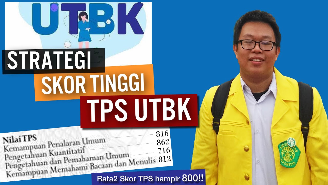 INI STRATEGI AMPUH SKOR TINGGI TPS UTBK [Hampir 800 !!] - YouTube