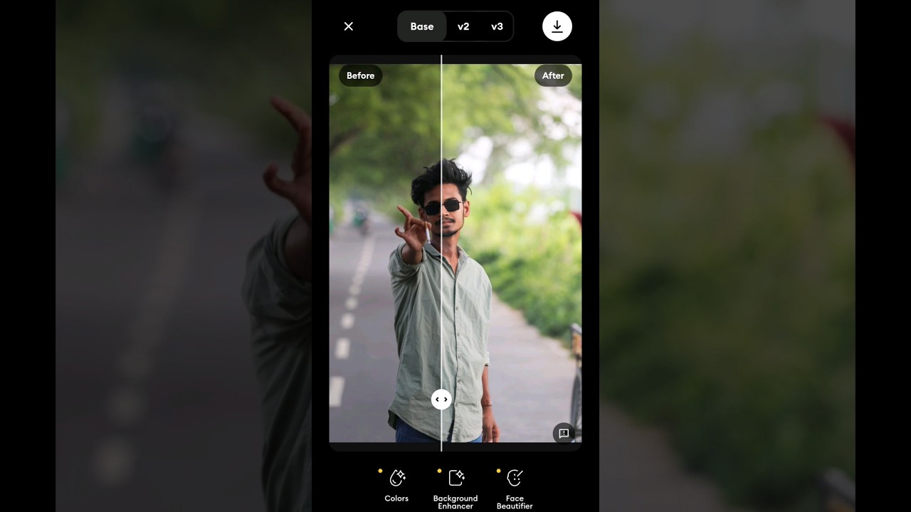 remini new trick 2023 | remini app photo editing background change ...