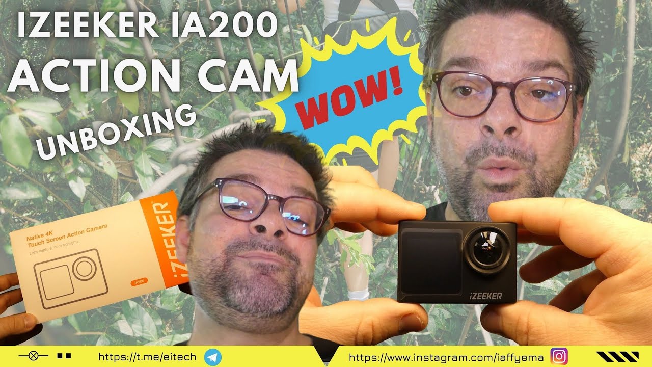 iZEEKER IA200 ACTION CAMERA - unboxing - YouTube