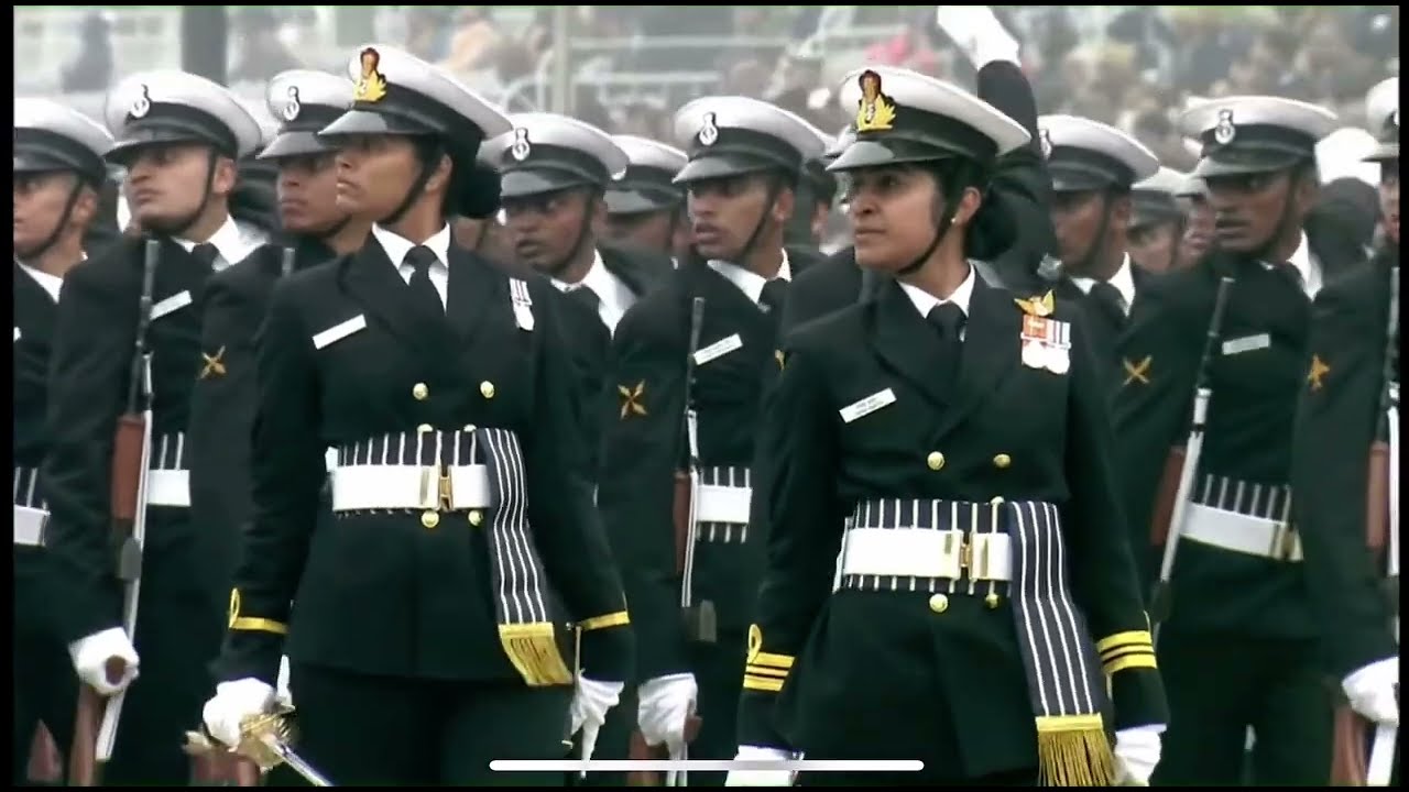 Indian Navy Marching Contingent: Indian Navy Republic Day Parade 2023 ...