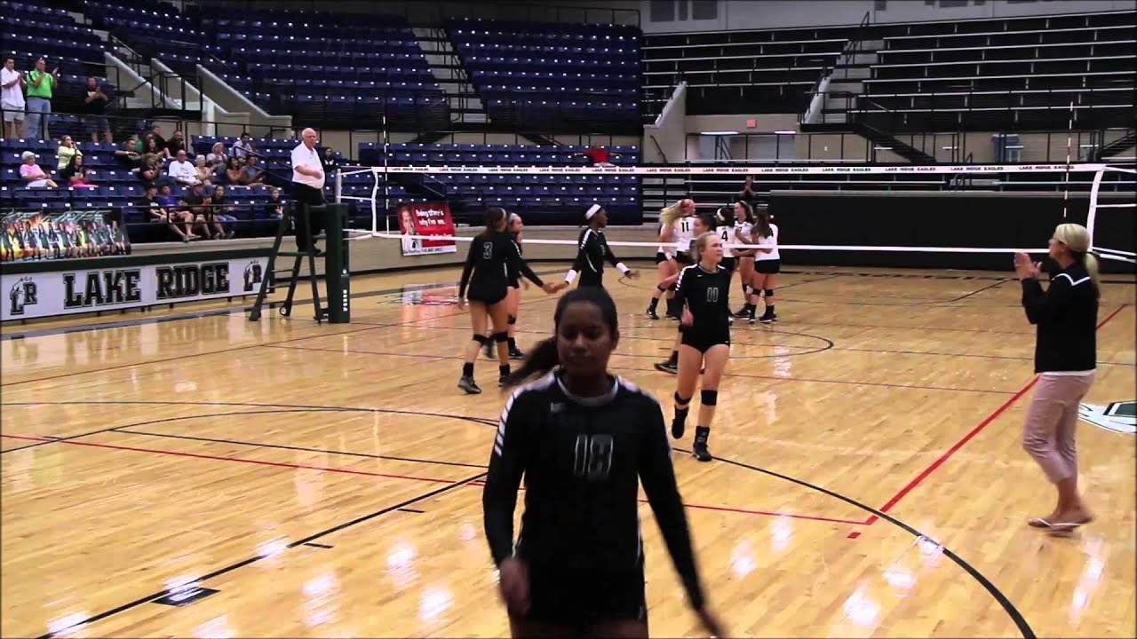 Lake Ridge High School Varsity Volleyball Lady Eagles vs Fossil Ridge ...
