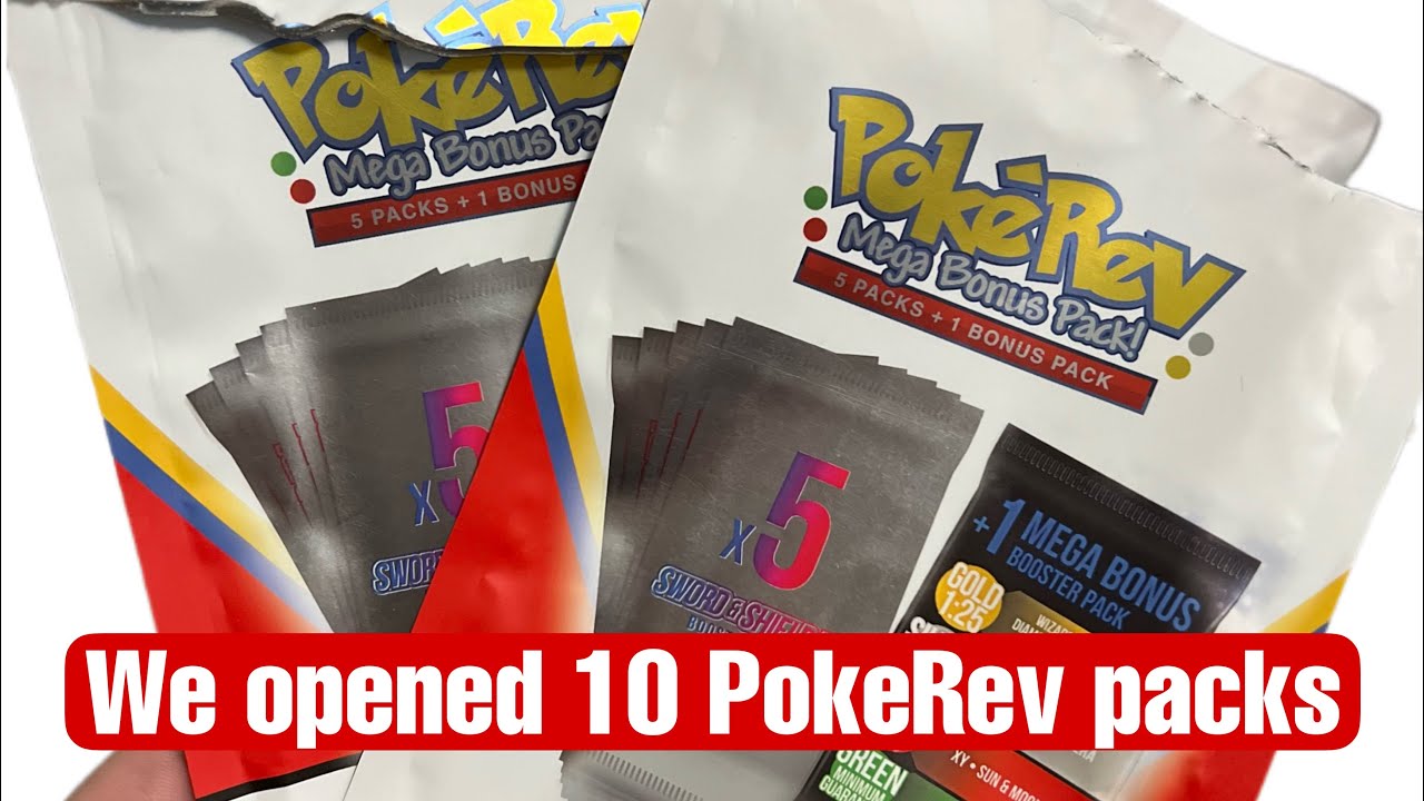 We opened 10 PokeRev packs - YouTube
