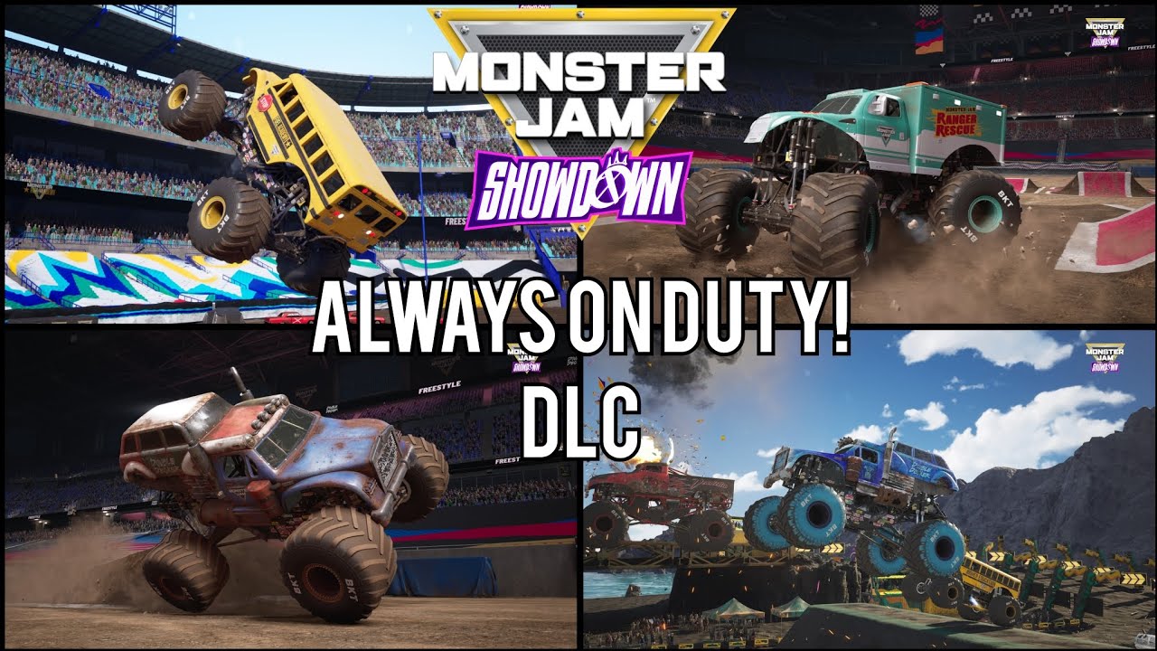 Monster Jam Showdown - Always on Duty DLC Review - YouTube