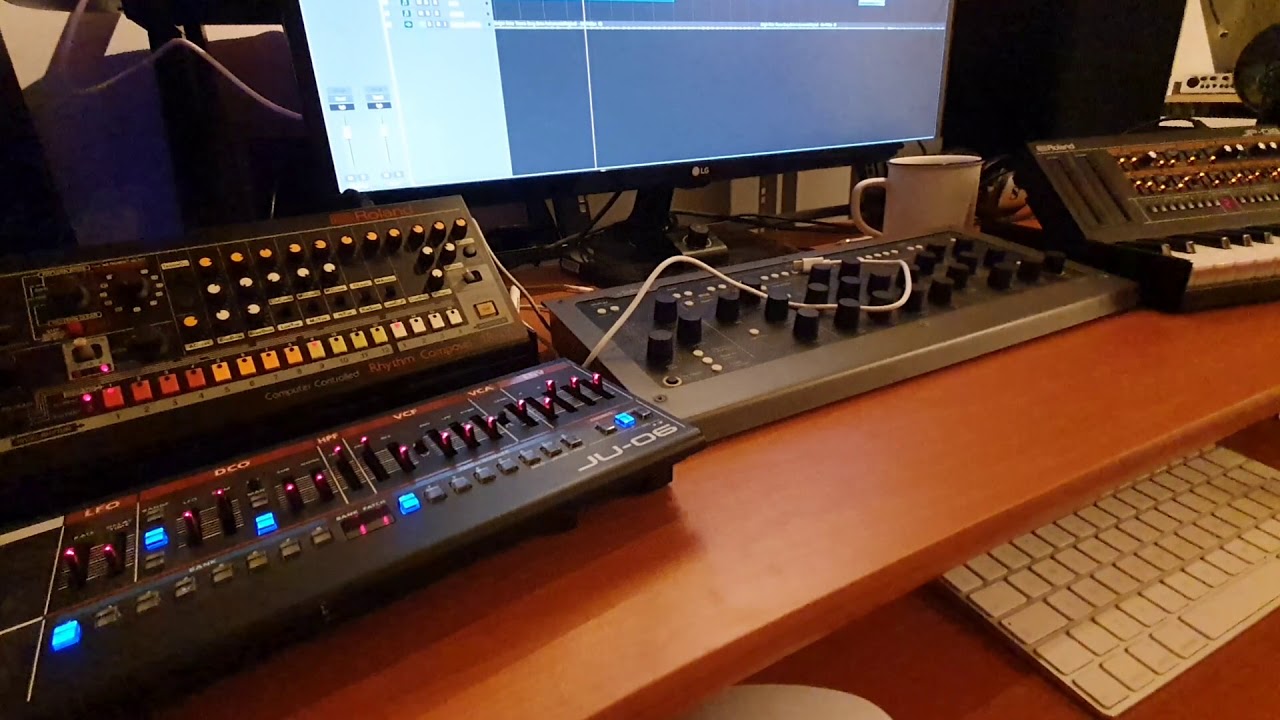 Knight Rider Theme on the Roland Boutique's - YouTube