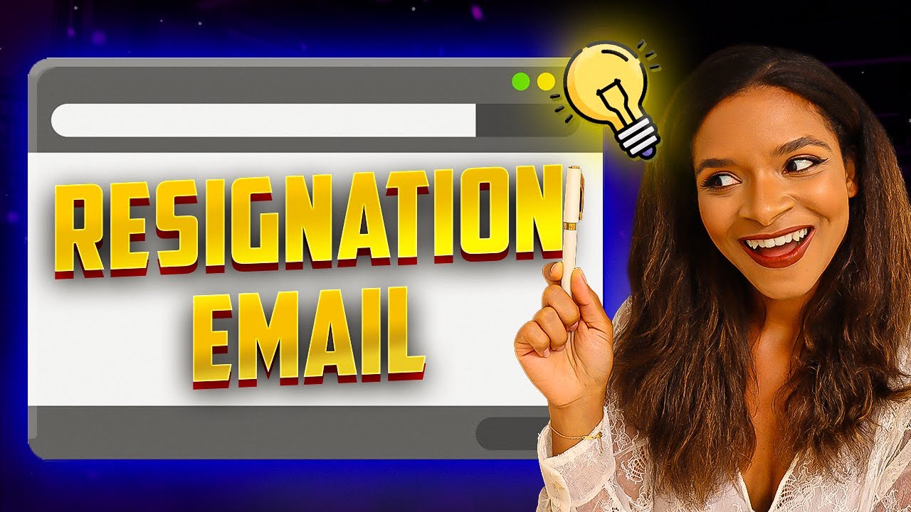 How to Write The Ultimate Resignation Email? - YouTube