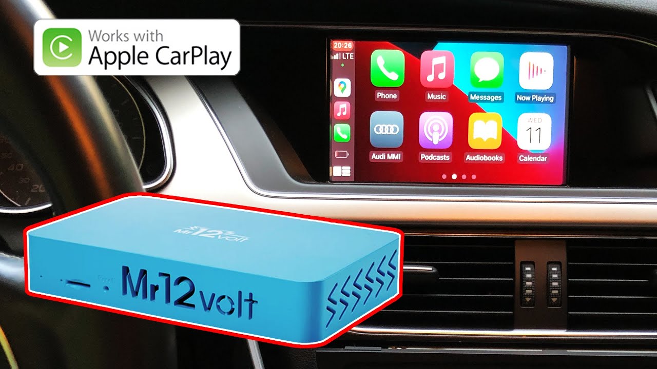 Audi MMI CarPlay retrofit - Mr12Volt Interface - YouTube