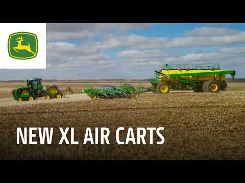 Bigger Capacity. Fewer Stops. Meet the New XL Air Carts | John Deere