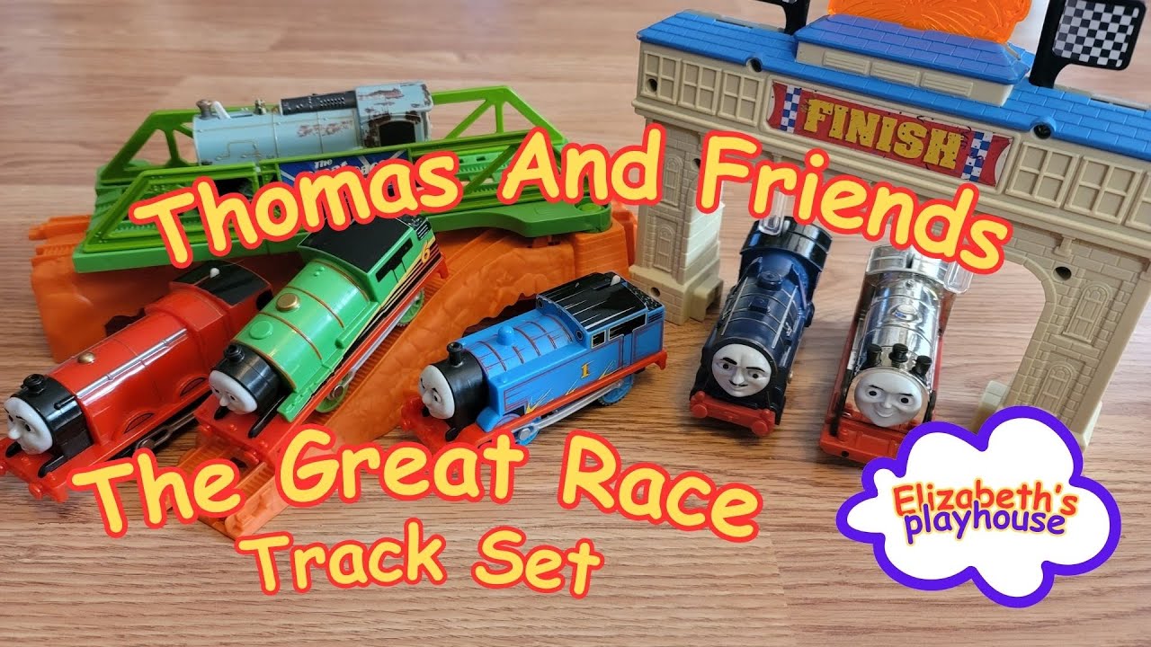 Thomas And Friends - The Great Race - Track Build And Racing Trains ...